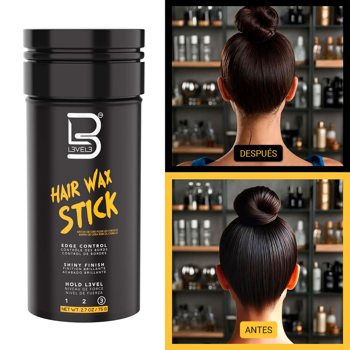 HAIR WAX STICK F3 LEVEL3 - Las Margaritas | Tienda líder en productos ...